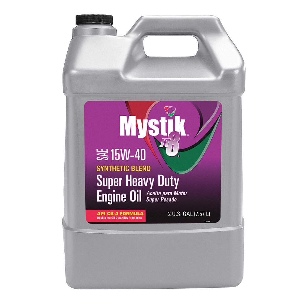 Amazon.com: Diesel Engine Oil, 15W-40, Synthetic Blend, 2 Gal ...