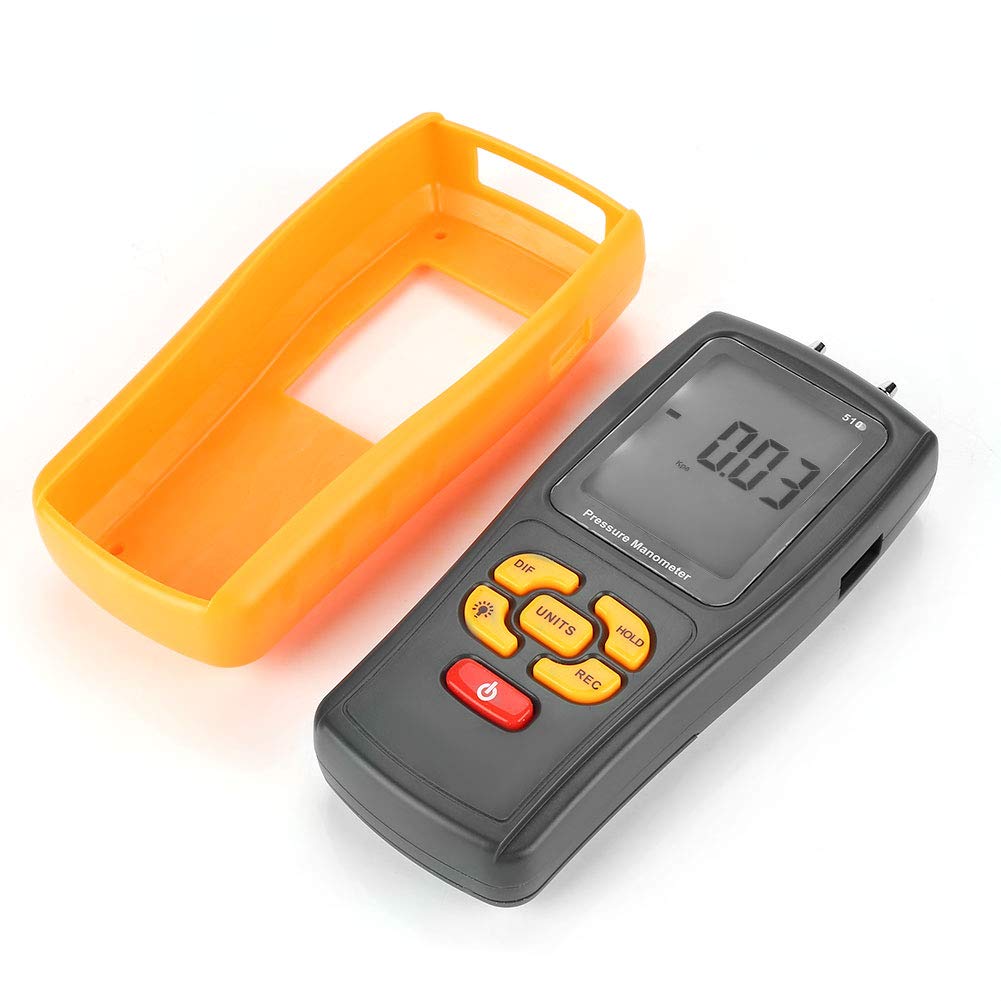 Digital Manometer,GM510 Portable Digital LCD Display Pressure Manometer ...