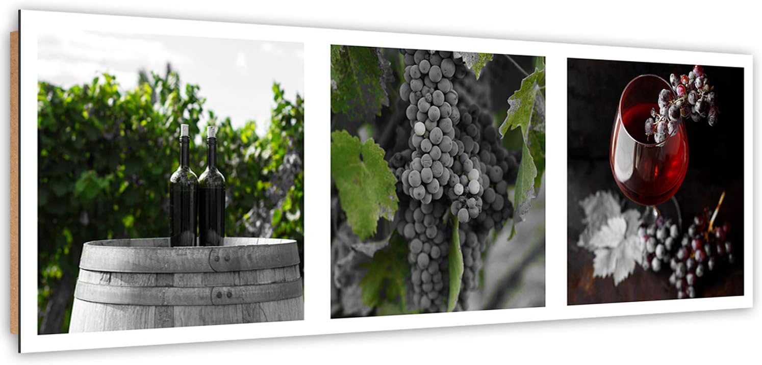 Feeby Wanddeko Wein Trauben Bilder Modern Art Bilder Restaurant Küche ...