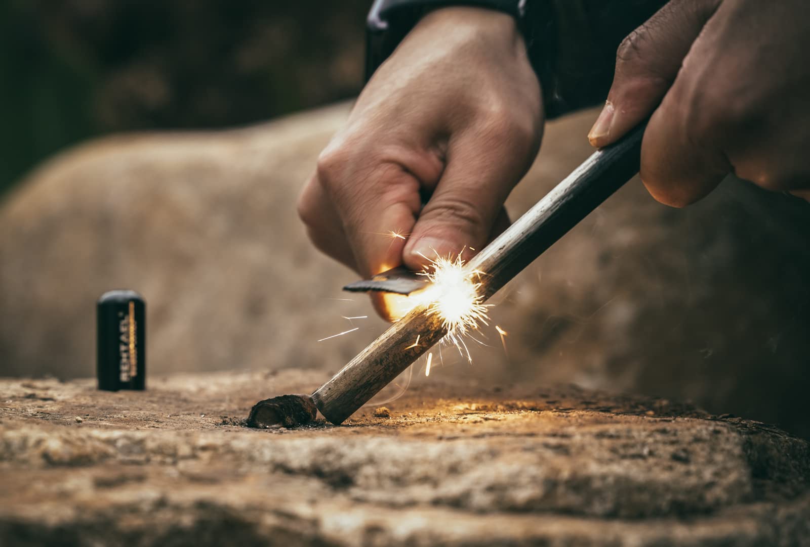 Mua Flint and Steel Fire Starter Kit for Camping/Hiking- [6 x 1/2 Inch ...