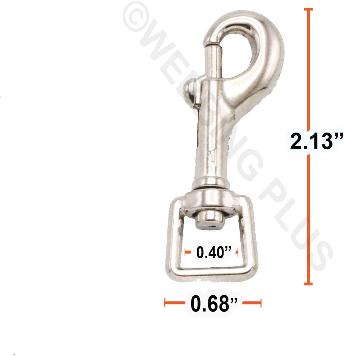 Industrial & Scientific Webbing Plus 3/8 Inch Bolt Snap 3/8 Swivel Eye ...