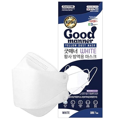 Handa HeaIth Care (10 Count) Good Manner KF94 Protective Face Safety ...