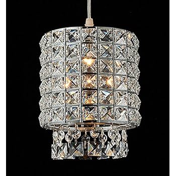 Amazon.com : LightInTheBox Contemporary Crystal Drop Pendant Light in ...
