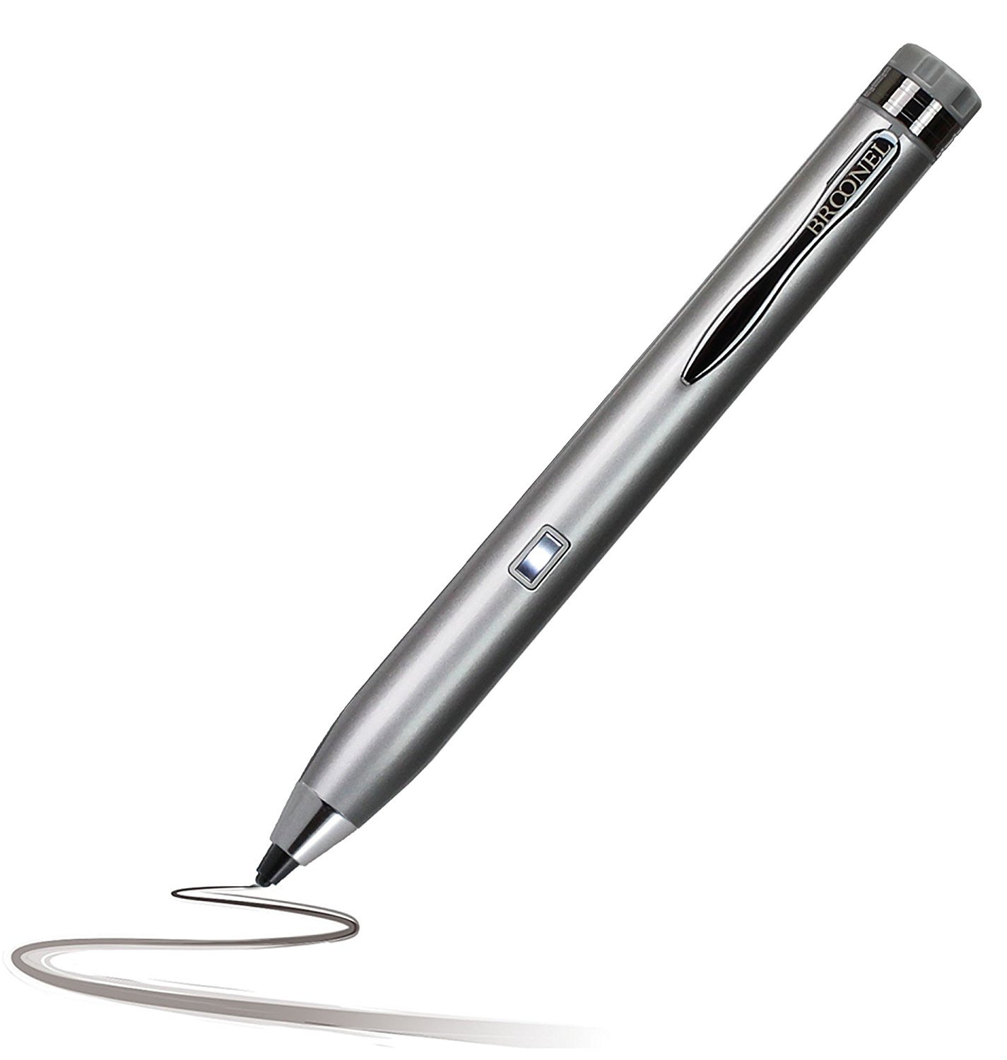 Navitech Broonel Silver Fine Point Digital Active Stylus Pen For The 10 ...