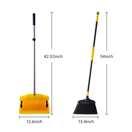 Dust Pans With Long Handle Yocada Commercial Dustpan With Windproof ...