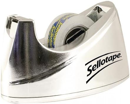 Sellotape Chrome Dispenser, Small: Amazon.co.uk: Office Products