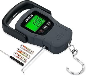 Amazon.com | Digital Hanging Luggage Scale with Comfortable Handle and ...