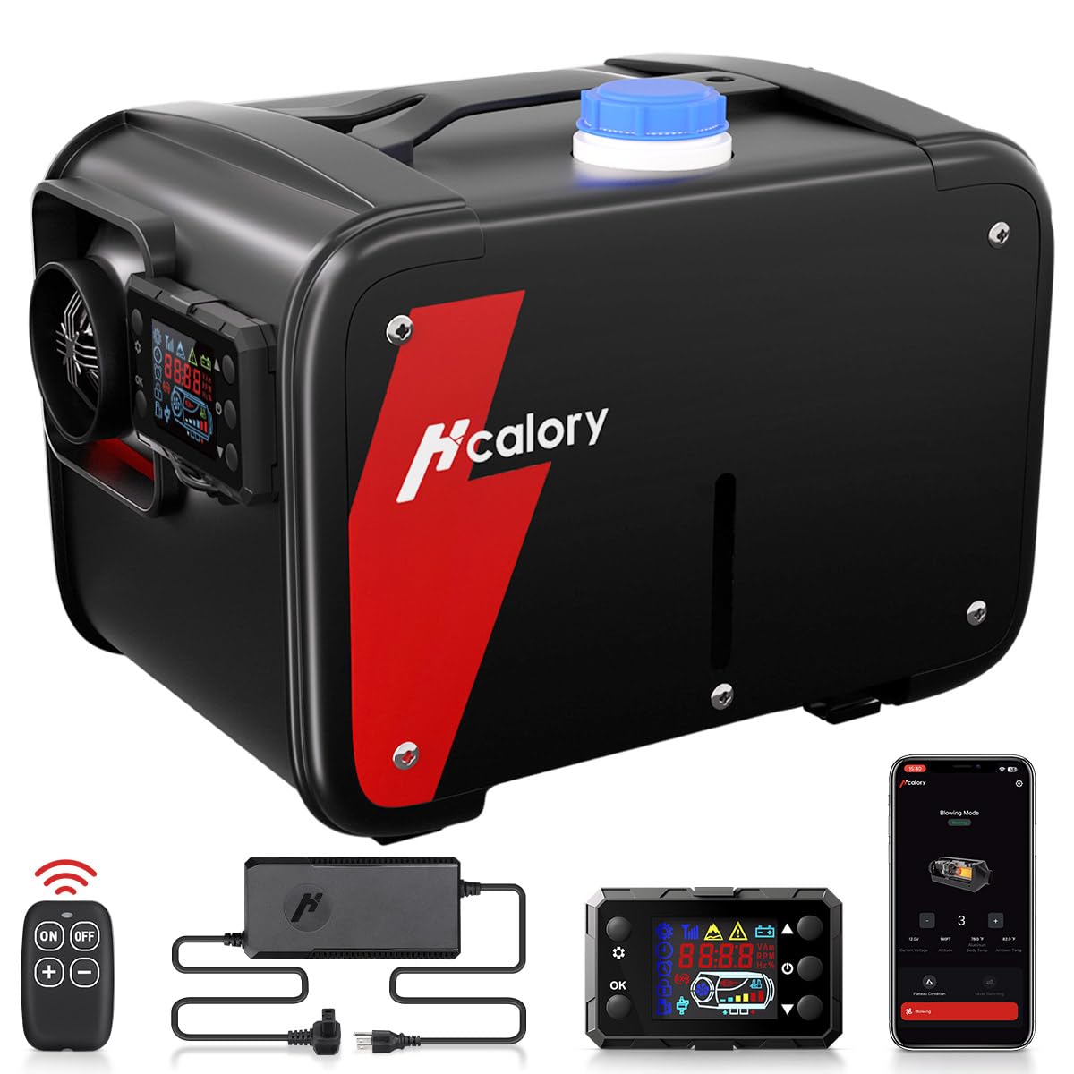 HCALORY 8KW Diesel Heater, 12V Portable Diesel Air Heater All-in-one ...