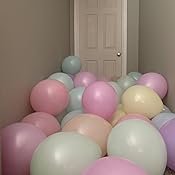 Amazon.com: Pastel Pink Balloons 12 inch 50pcs Latex Party Balloons ...
