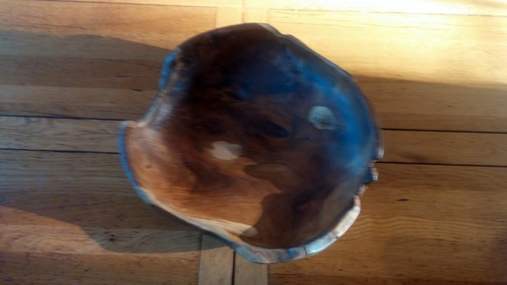 delightful contemporary rustic wooden serving or display bowls carved ...