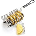 Amazon.com: FAMKIT Taco Fryer Basket 6 Shells, Detachable Handle Taco ...