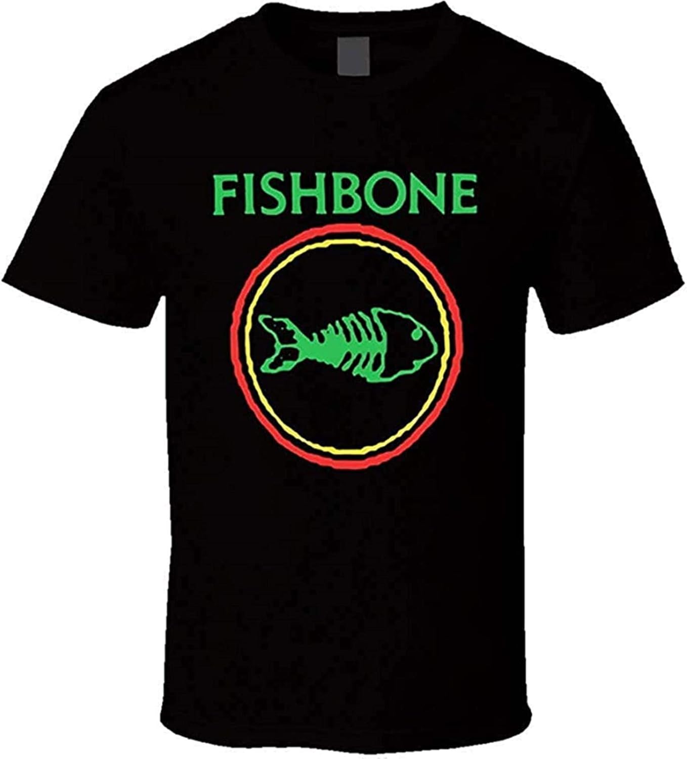 MichaelWare Fishbone Retro Punk Rock and Roll Band Fish Bone Mens ...