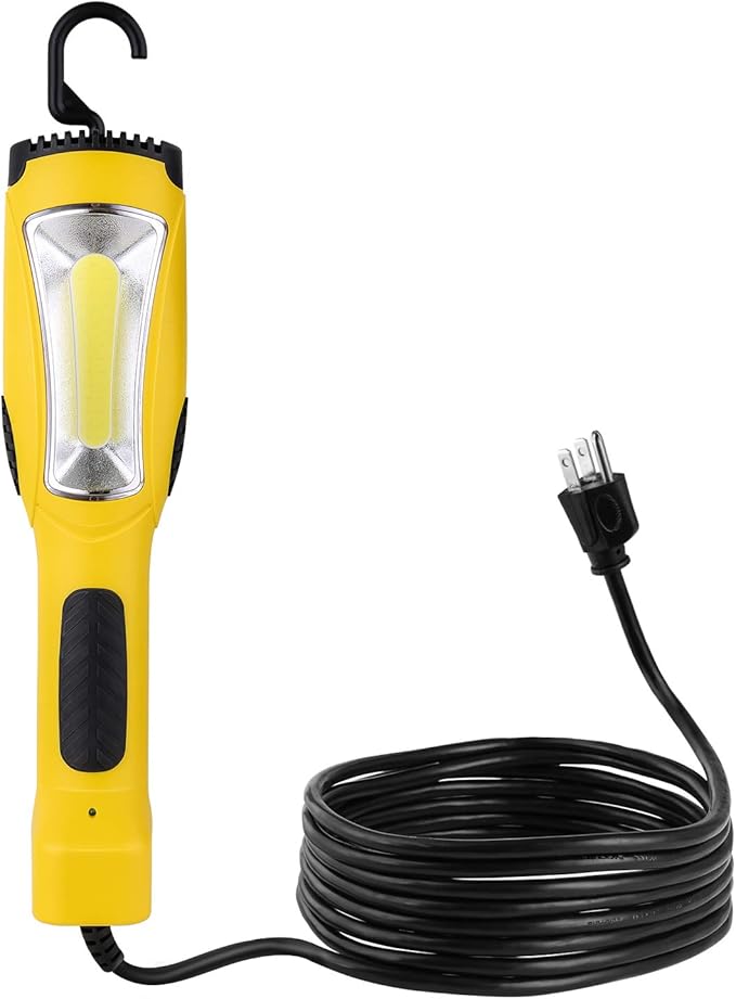 DEWENWILS 25ft COB LED Work Light, 1200LM LED Trouble Light, Extra Long ...