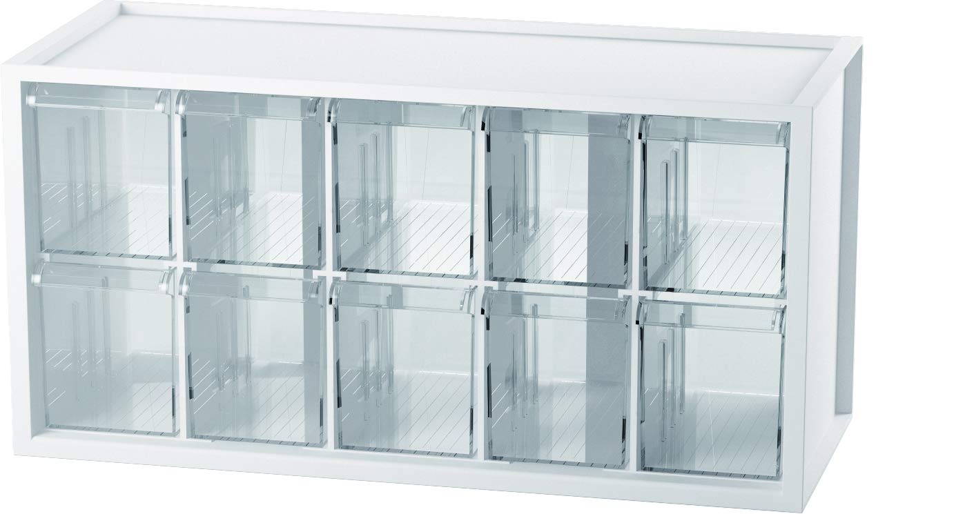 Buy livinbox 10 Multi Drawer Storage Cabinet Organiser, Desktop Parts ...