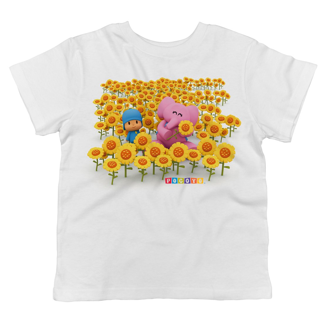 Pocoyo Pocoyo And Elly Sitting In Flowers T Shirt 8768 | Pilihax