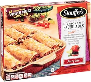 Stouffer's, Chicken Enchiladas with Cheese Sauce and Rice, 57 oz ...