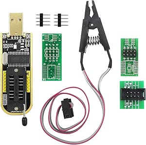 Amazon.com: KeeYees SOP8 SOIC8 Test Clip and CH341A USB Programmer ...