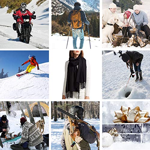 Heated Scarf Men Women USB Port Connecting to Power Bank Heating Scarf ...