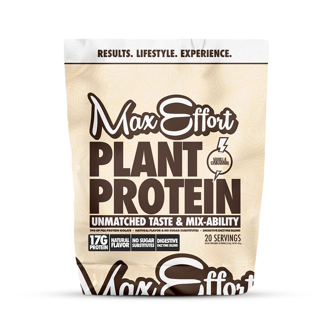 Max Effort - Plant Protein (Vanilla Cinnamon) - SuppCo
