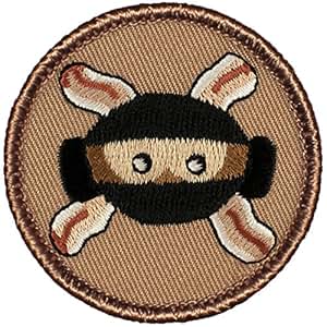 Amazon.com: Monkey Bacon Ninja Patrol Patch - 2" Diameter Round ...