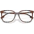 Amazon.com: BURBERRY Eyeglasses BE 2367 3966 Louise Check Brown ...