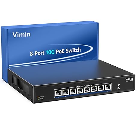 Mua 8 Port 10G PoE Switch, 8 Port 10G PoE Ethernet Switch Support IEEE802.3 af/at, 10G Base-T ...
