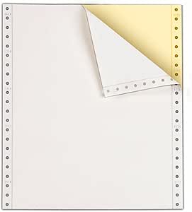 Amazon.com : Computer Paper, 9 1/2 x 11, 2 Part, Carbonless White ...