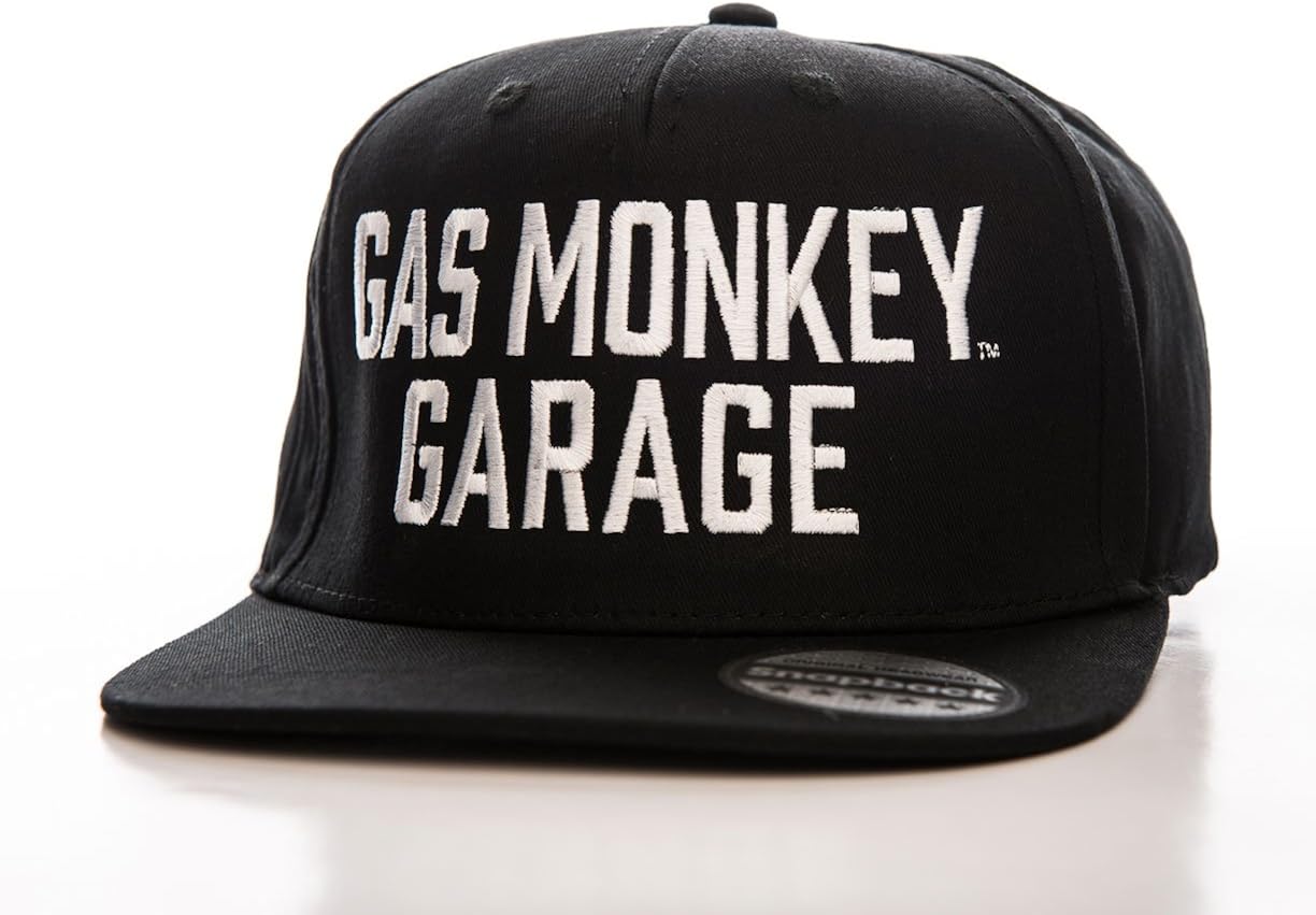 Gas Monkey Garage Cap Snapback Black: Amazon.co.uk: Clothing