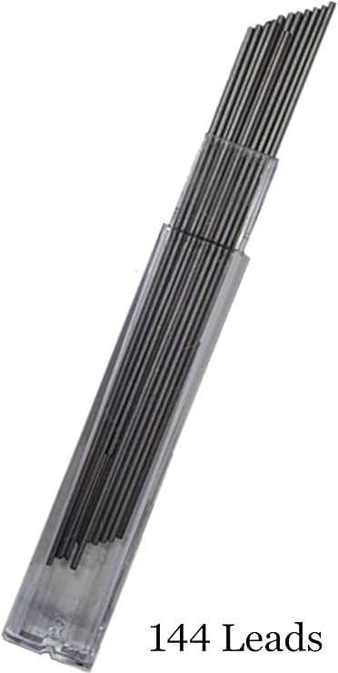 144 x 0.7mm Lead Refills | HB | 12 Tubes containing 12 leads each (12 x ...