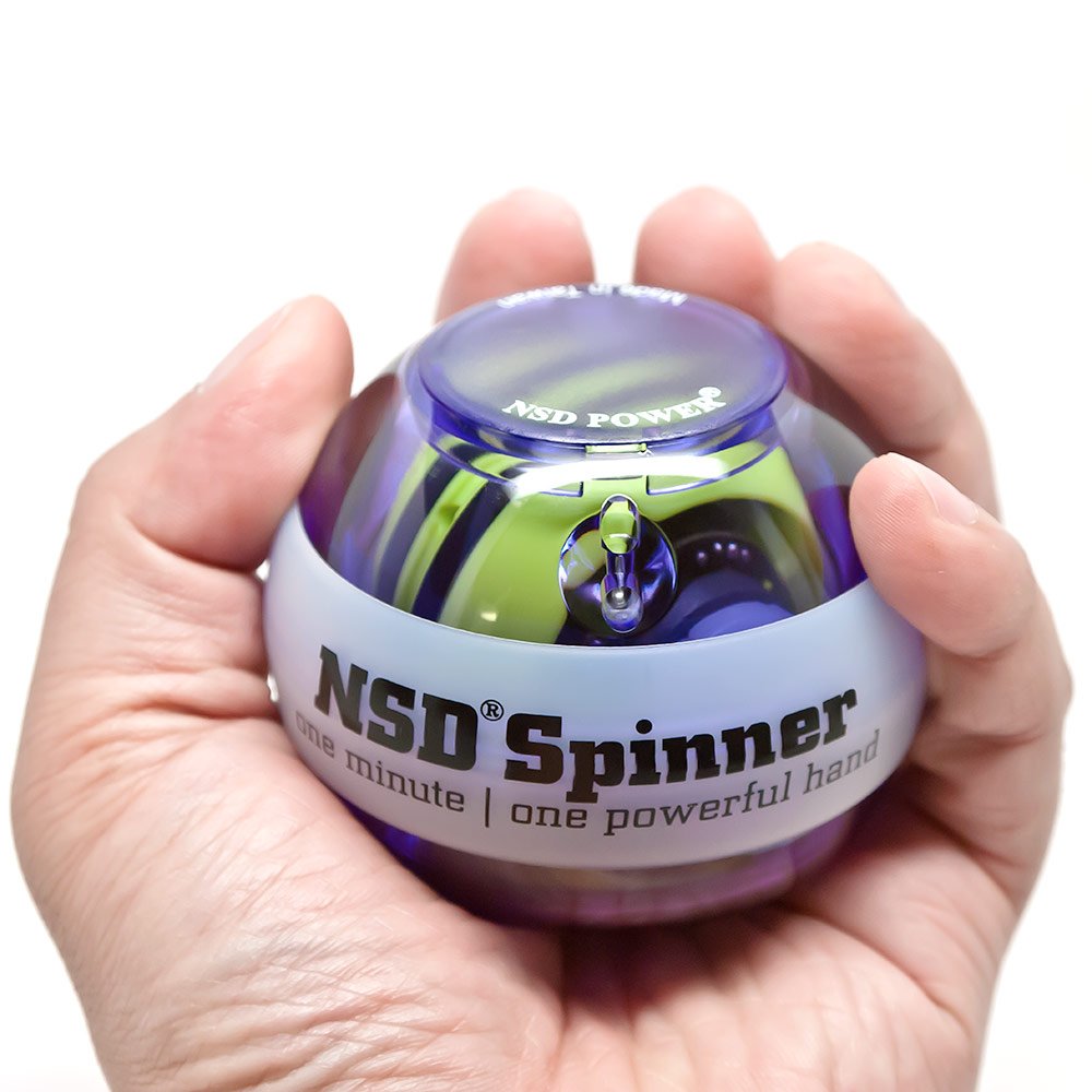 Auto-Start NSD Rainbow Lit Spinner Gyro Ball – Up to 15,000 RPM Premium ...