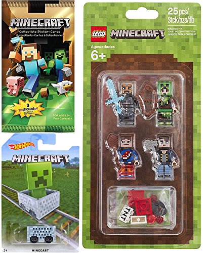 Lego Minecraft Tnt Block Skin Pack 4 Figures And Amp | Desertcart ...