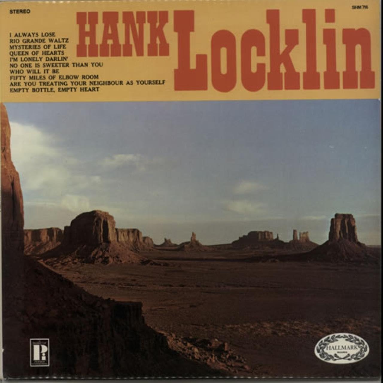 Hank Locklin - Hank Locklin LP: Amazon.co.uk: CDs & Vinyl