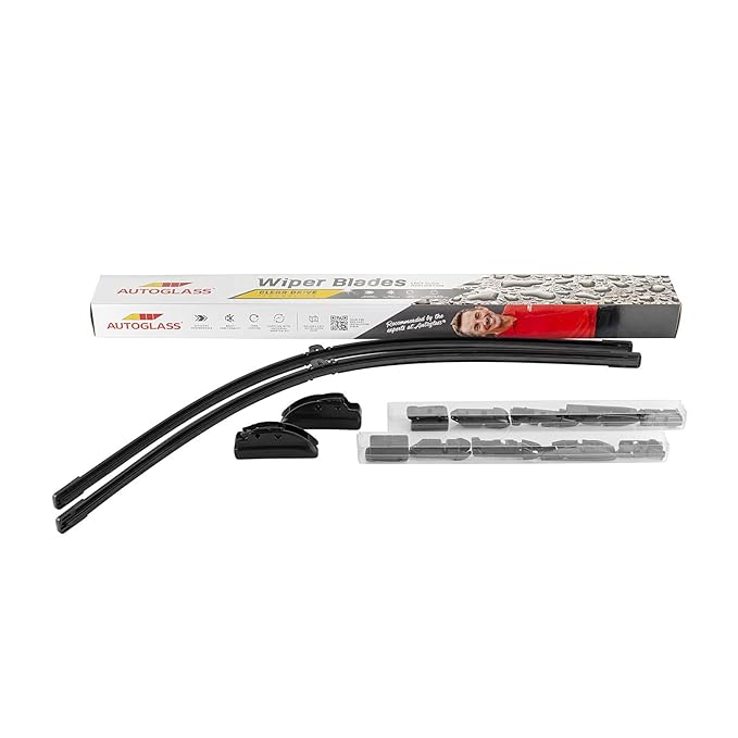 Wiper Blades by Autoglass | Front Pair | 26/16 INCH (650/400mm): Amazon ...