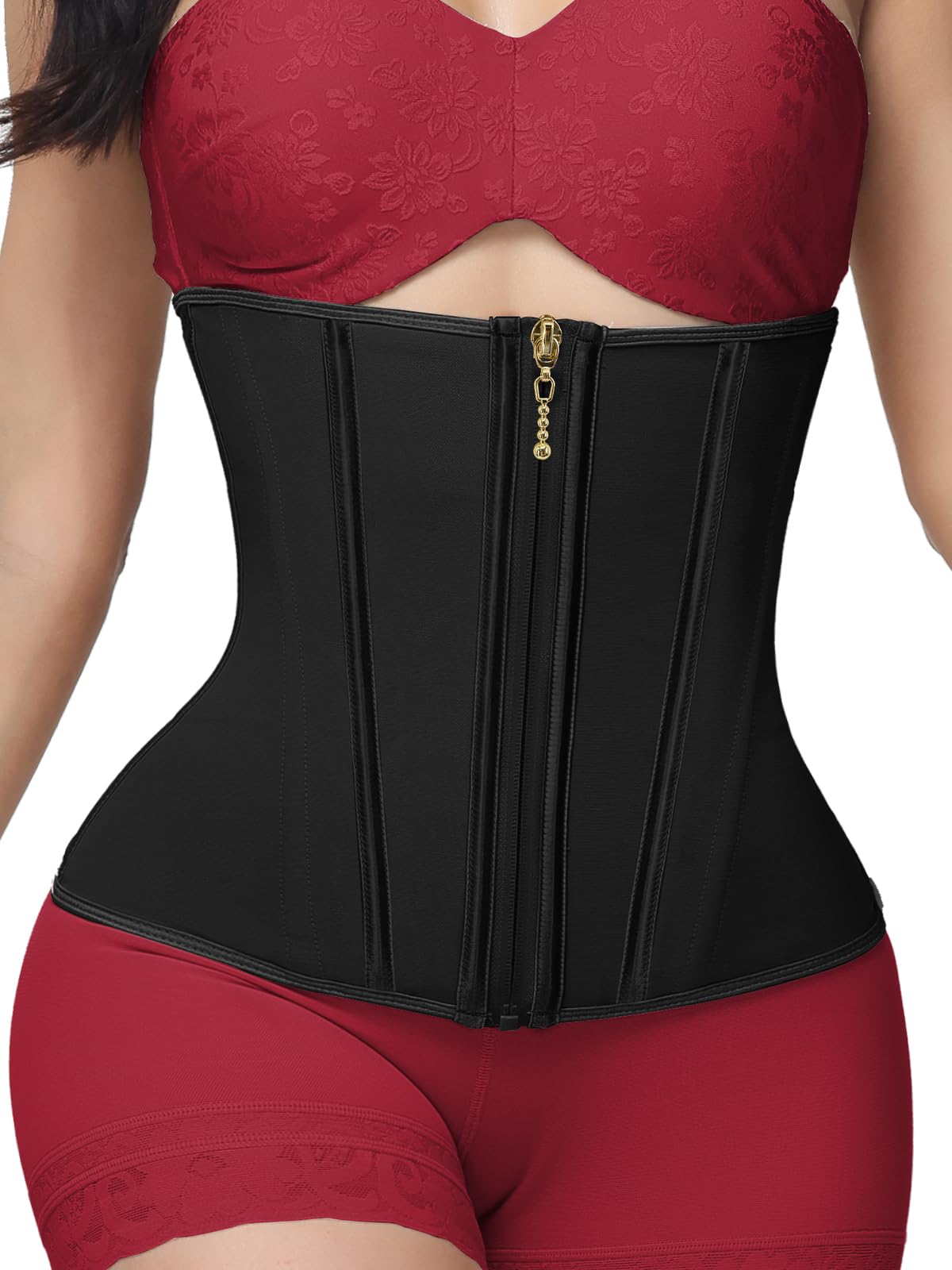 SHAPSHE Waist Trainer for Women Tummy Control Waist Cincher Workout ...