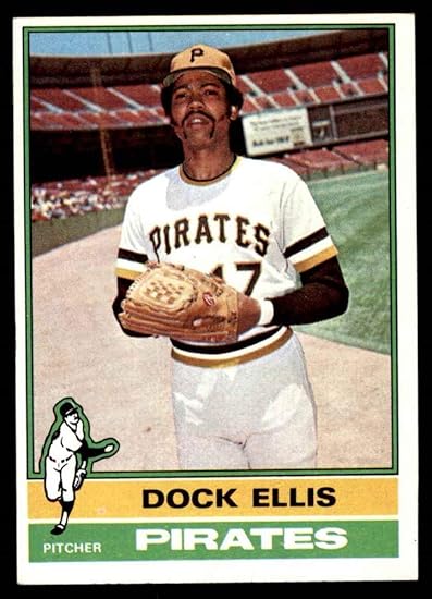 Amazon.com: 1976 Topps # 528 Dock Ellis Pittsburgh Pirates (Baseball ...