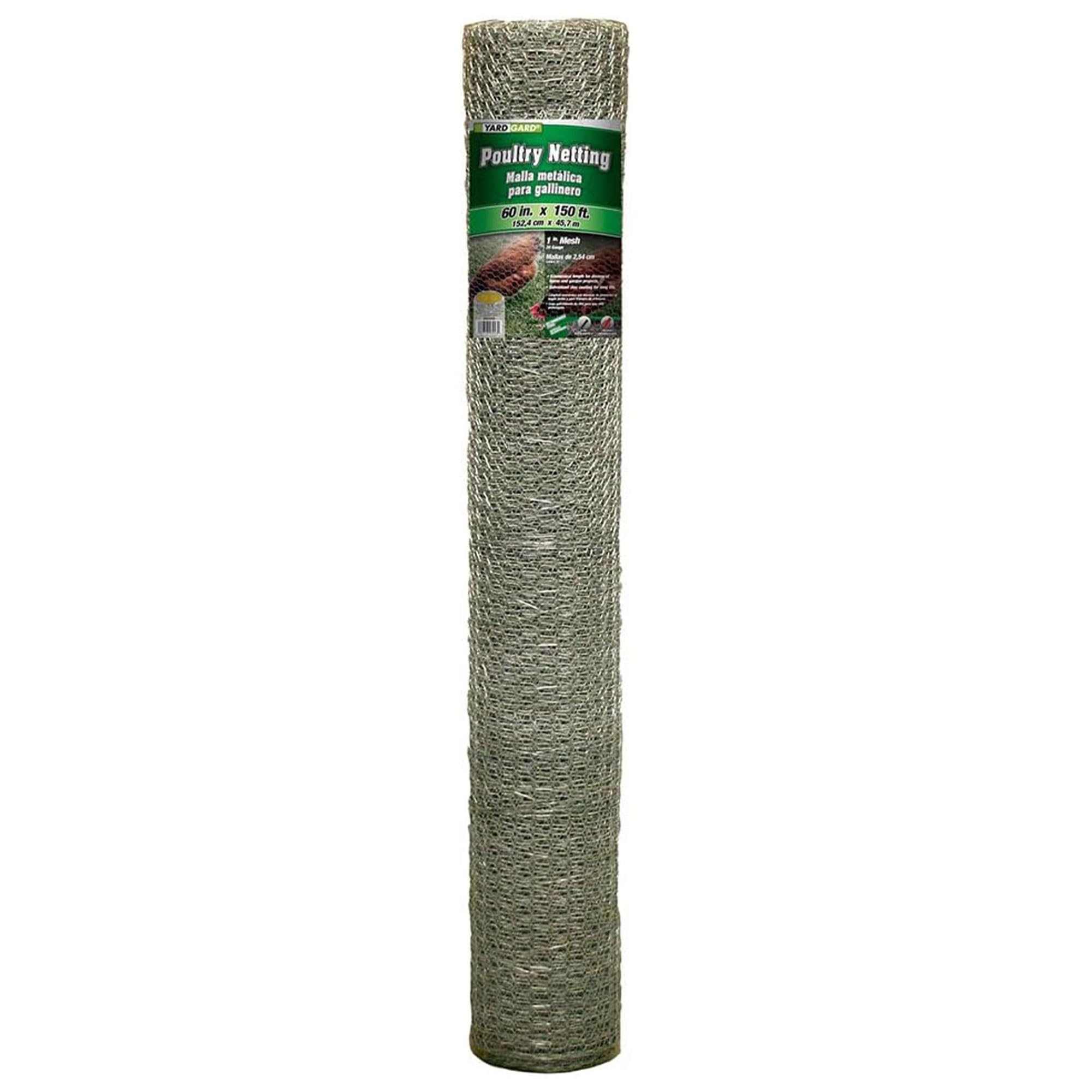 YARDGARD Chicken Wire 1 Inch Mesh 60 Inch X 150 Foot 20 Gauge ...