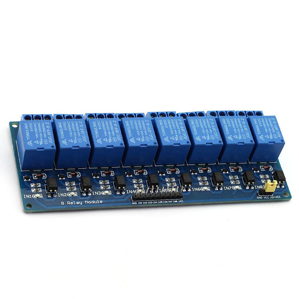 Mua 8 Channel Relay Module with Optocoupler 5V Low Level Trigger Relay Expansion Board for ...