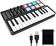 Worlde Panda MINI Portable 25 Keys USB Keyboard MIDI Controller ...