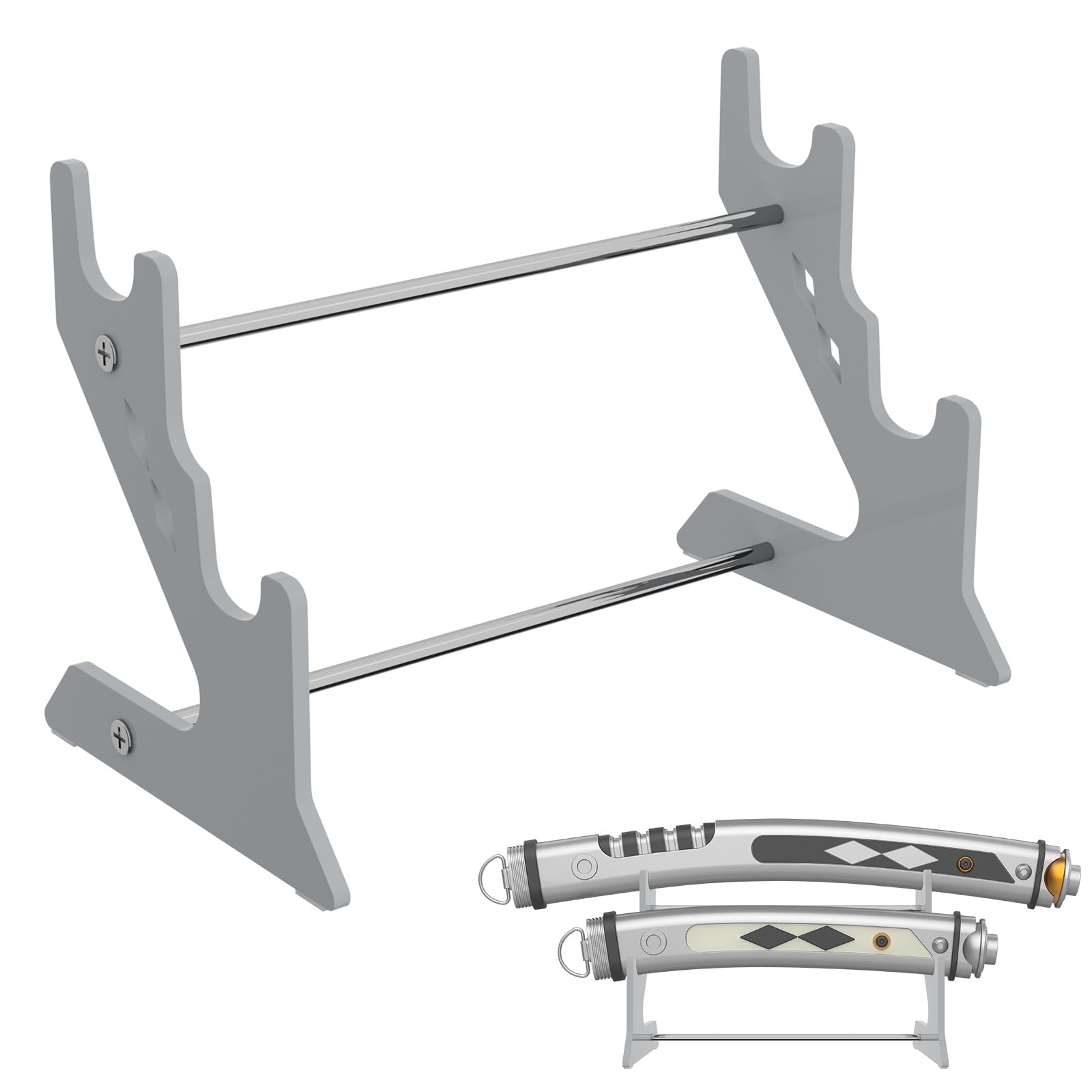 Cosmos Lightsaber Stand Desktop Double Lightsaber Display Holder ...