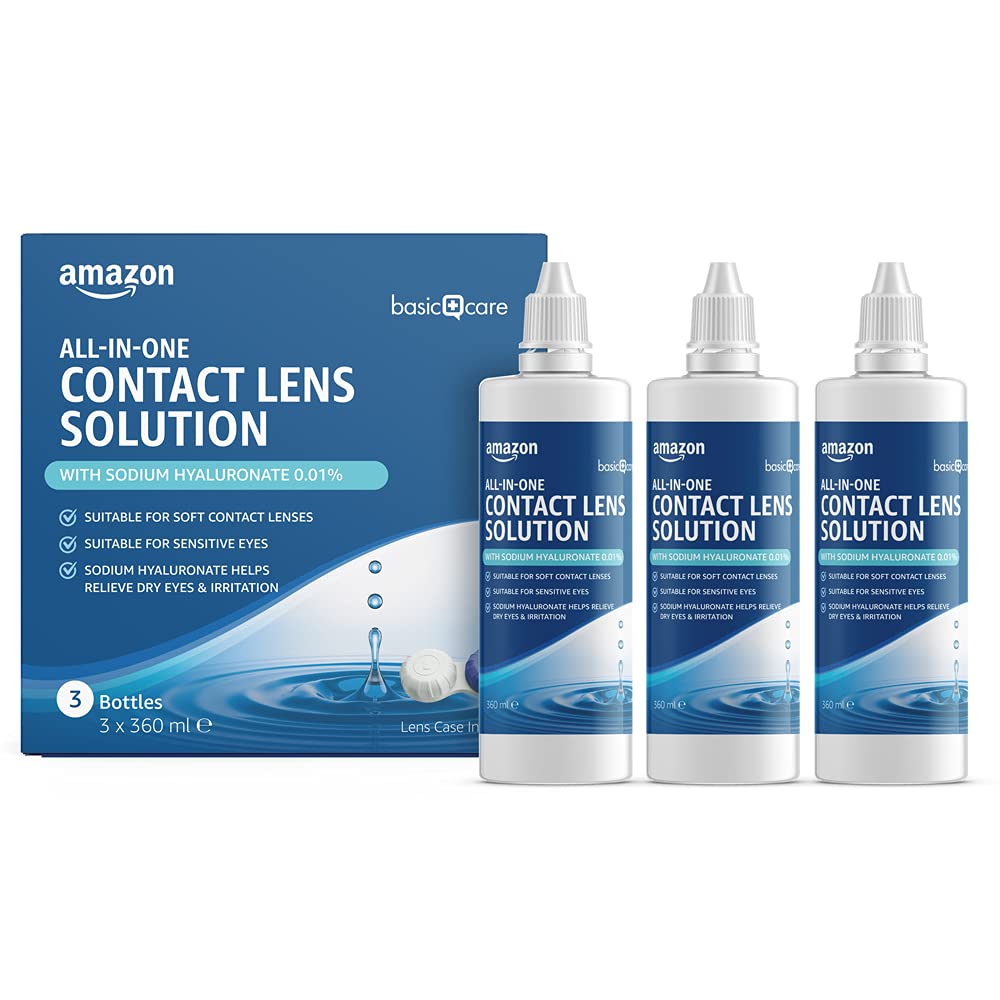 Mua Amazon Basic Care All-In-One-Lösung mit Natriumhyaluronat, 360ml, 3er-Pack trên Amazon Đức ...