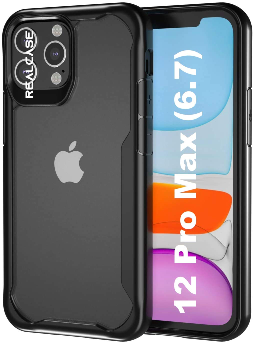REALCASE iPhone 12 Pro Max Case Back Cover, Clear: Amazon.in: Electronics