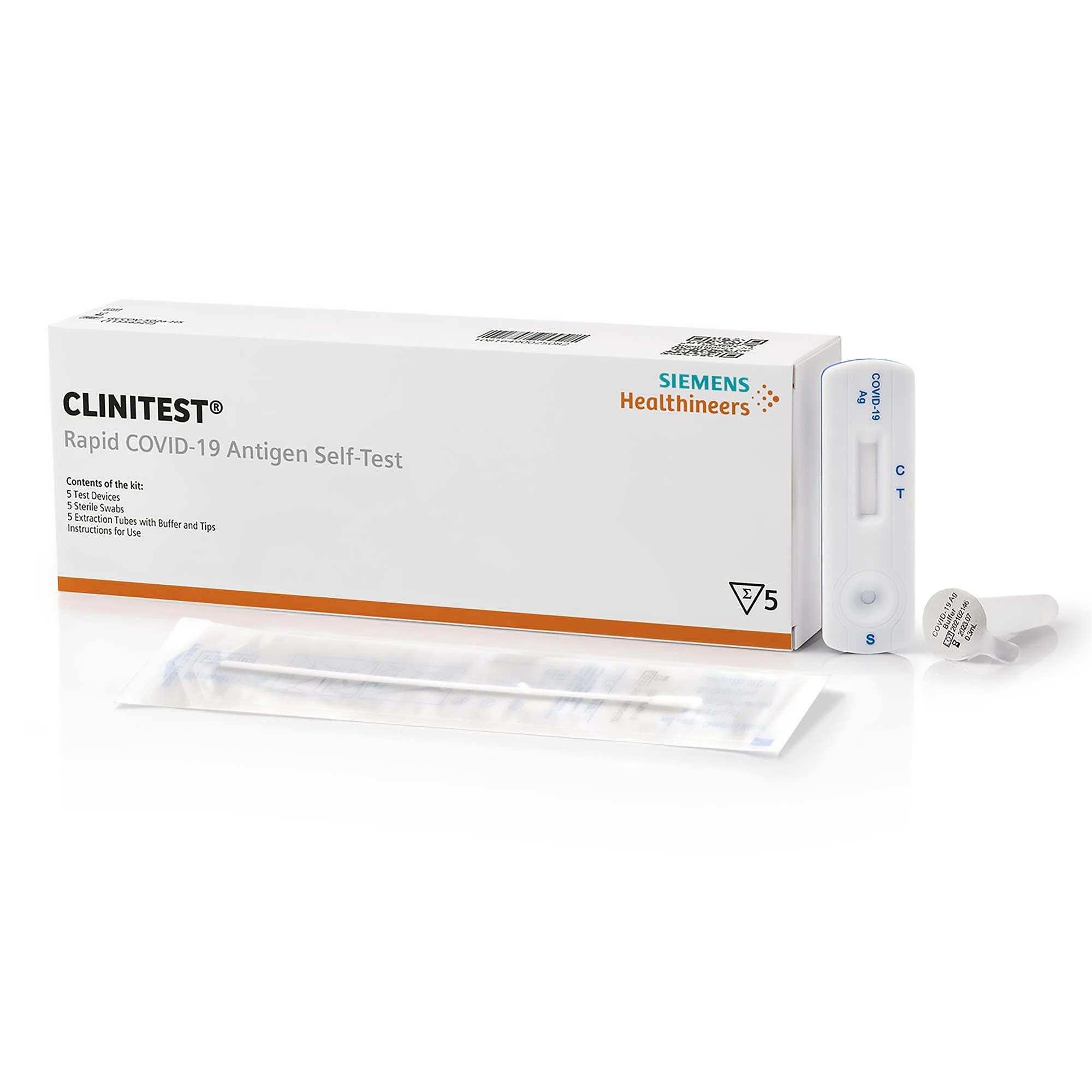 Mua CLINITEST Rapid COVID-19 Antigen Self-Test, 1 Pack, 5 Tests Total ...