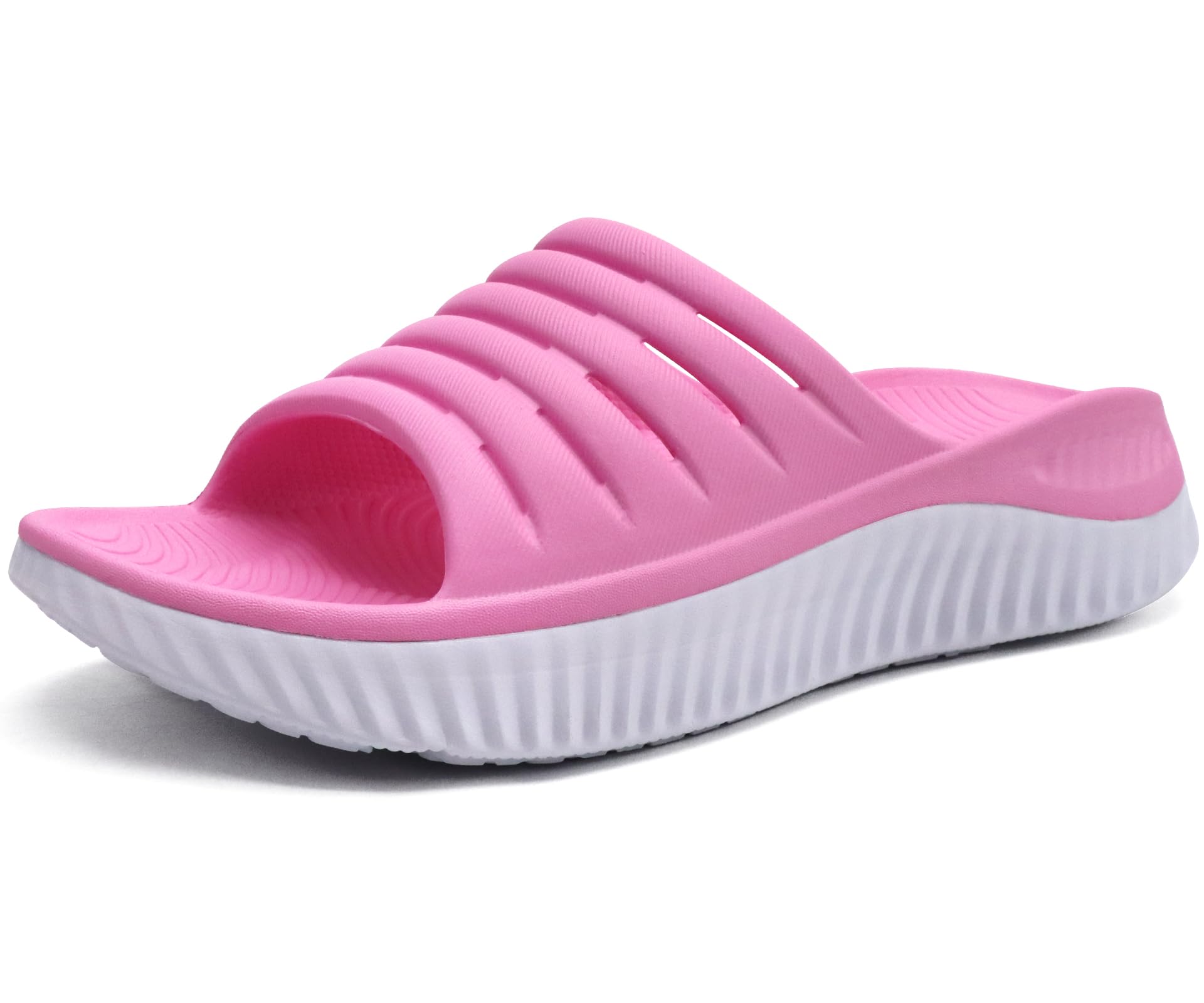 GPOS Womens Athletic Comfortable Slides Thick Cushion Recovery Sandals ...