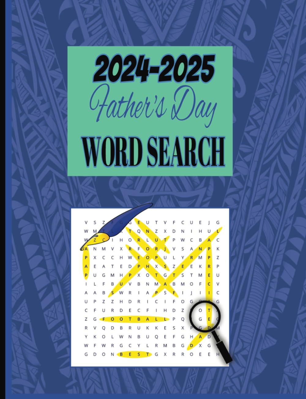 2024-2025 Father's Day Word Search: 50 Word Search Puzzles For Dad ...