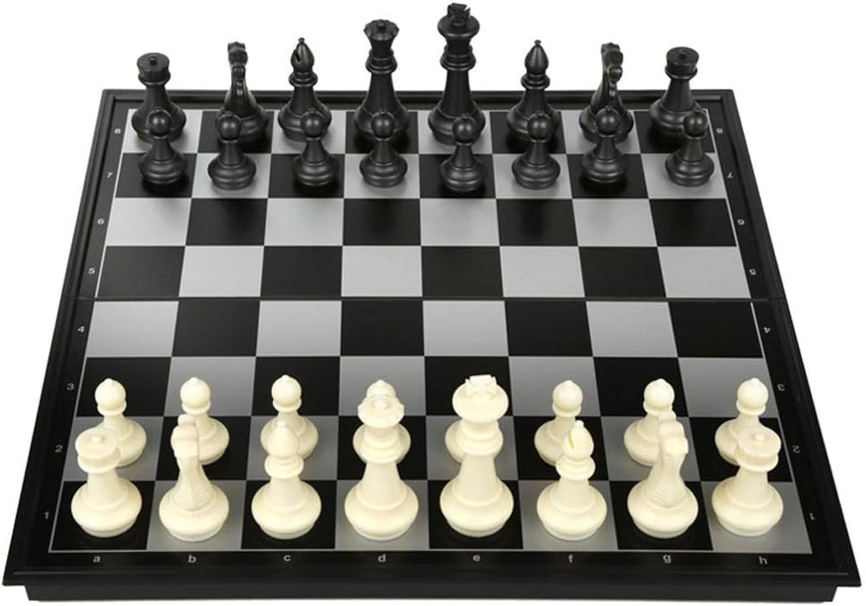 Yxxc Schach Faltbares Schachspiel Schachspiel mit Schachbrett ...