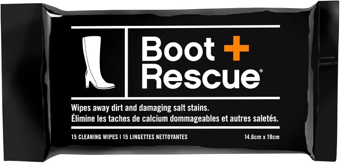 Boot Rescue All-Natural Boot Cleaning Wipes for Leather and Suede Shoes ...