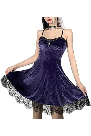 Summer Lace Mini Sleeveless Dress Lace Draped Bodycon Gothic Dress Gothic Vintage Goth Dresses