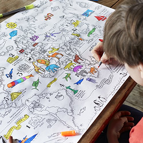 eatsleepdoodle Doodle World map wrap - Want It All