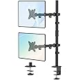 Amazon.com: WORLDLIFT Vertical Dual Monitor Stand - Monitor Desk Mount ...