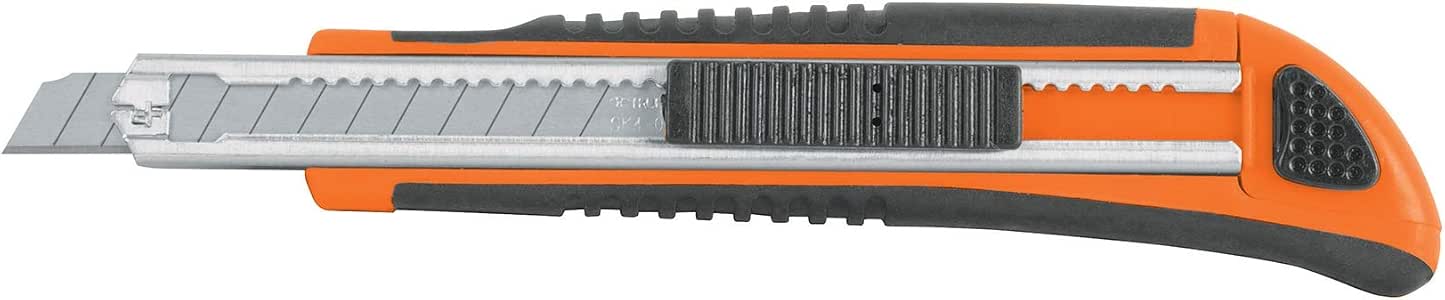 Truper CUT-5X, Cutter profesional con alma metálica y grip, 9 mm ...